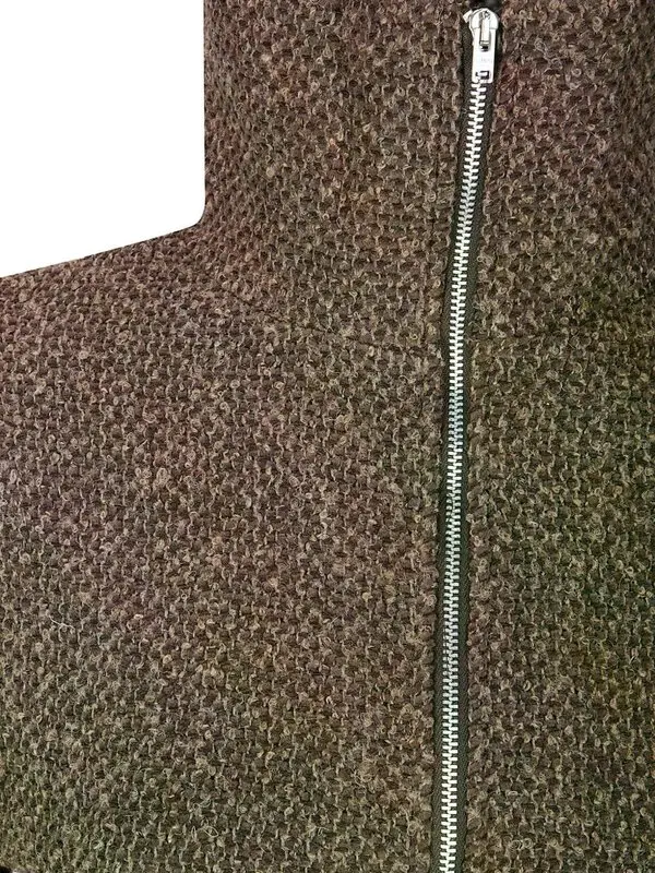 Our Legacy High-neck Zip-up Top - Brown
