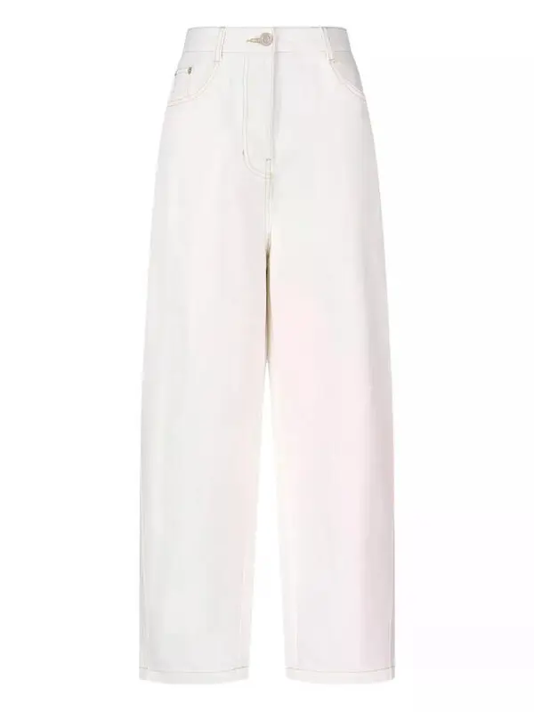 STUDIO TOMBOY Contrast-stitch Cotton Jeans