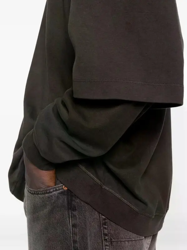 DARKPARK Double-layered Crew-neck Sweatshirt