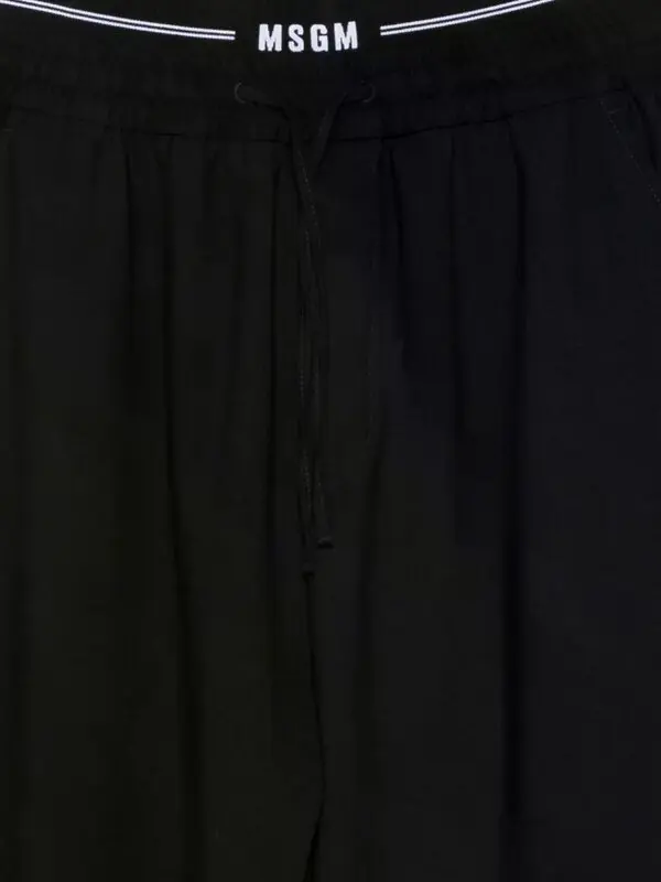 MSGM Logo-waistband Pants
