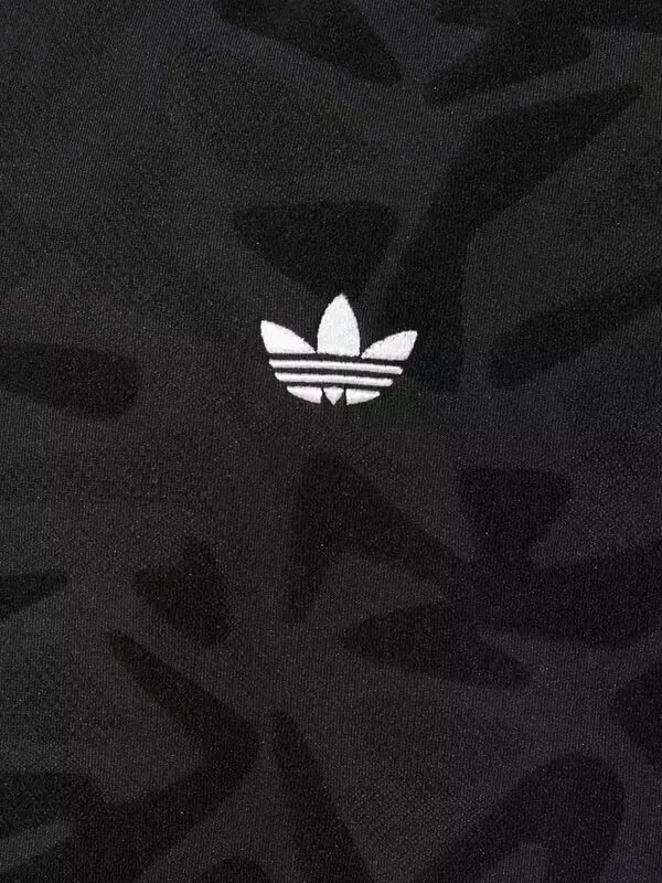 Adidas Three-stripe Abstract-print T-shirt