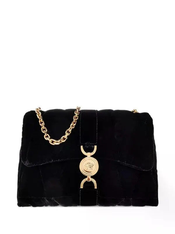 Versace Kleio Quilted Chain Shoulder Bag