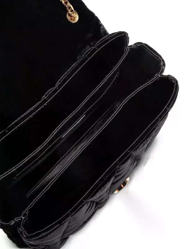 Versace Kleio Quilted Chain Shoulder Bag