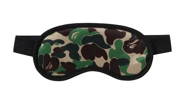 A BATHING APE Abc Camo Eye Mask - Green