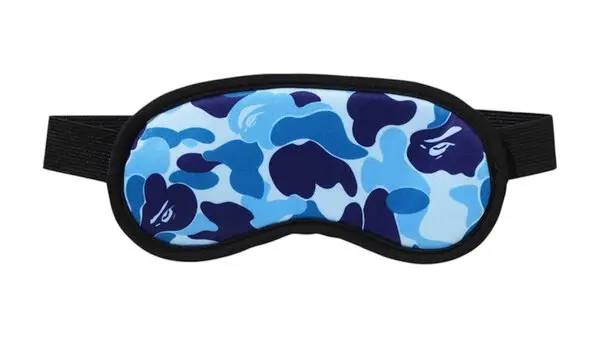 A BATHING APE Abc Camo Eye Mask - Blue