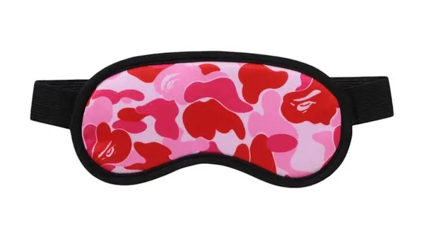 A BATHING APE Abc Camo Eye Mask - Pink