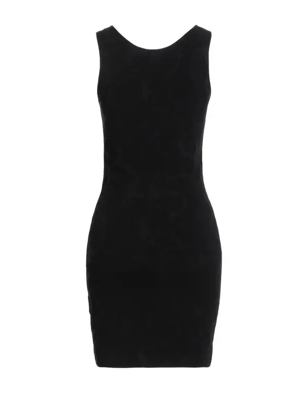 Versace Mini Dress In Viscose, Cotton, And Polyester