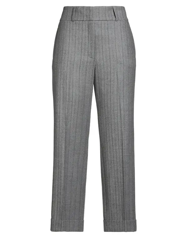 Peserico Striped Virgin Wool-blend Pants