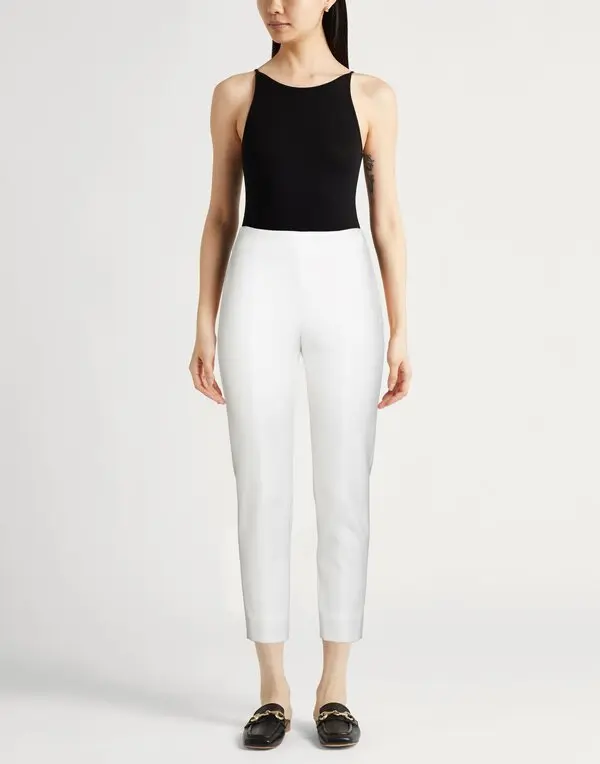 Peserico Tapered Stretch Pants - White