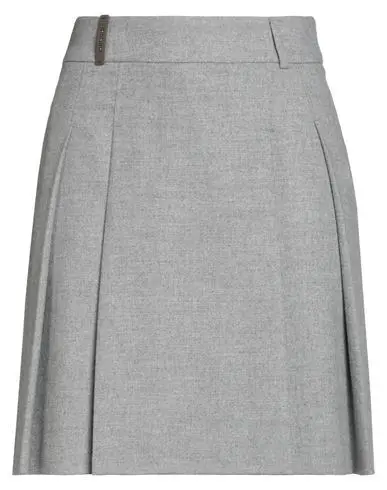 Peserico Mini Pleated Skirt - Grey