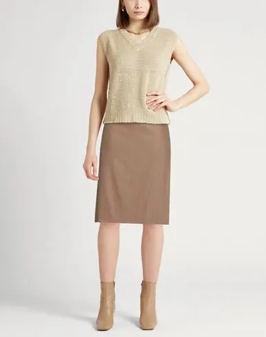 Peserico Virgin Wool Blend Midi Skirt