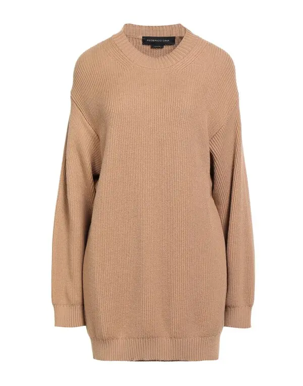 FEDERICO CINA Wool & Acrylic Crewneck Sweater