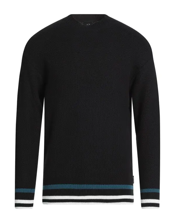 Armani Exchange Intarsia-knit Cotton Sweater