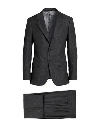 Giorgio Armani Suit Charcoal Size Virgin Wool, Cashmere, Polyamide, Elastane - Grey