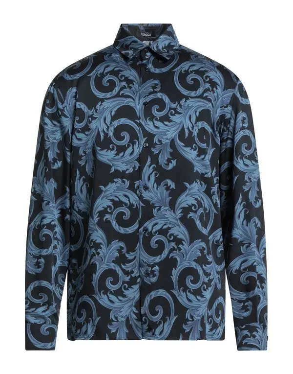 Versace Shirt Sky Size Polyester - Black