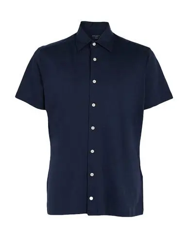 HACKETT Shirt Size Linen, Cotton - Navy