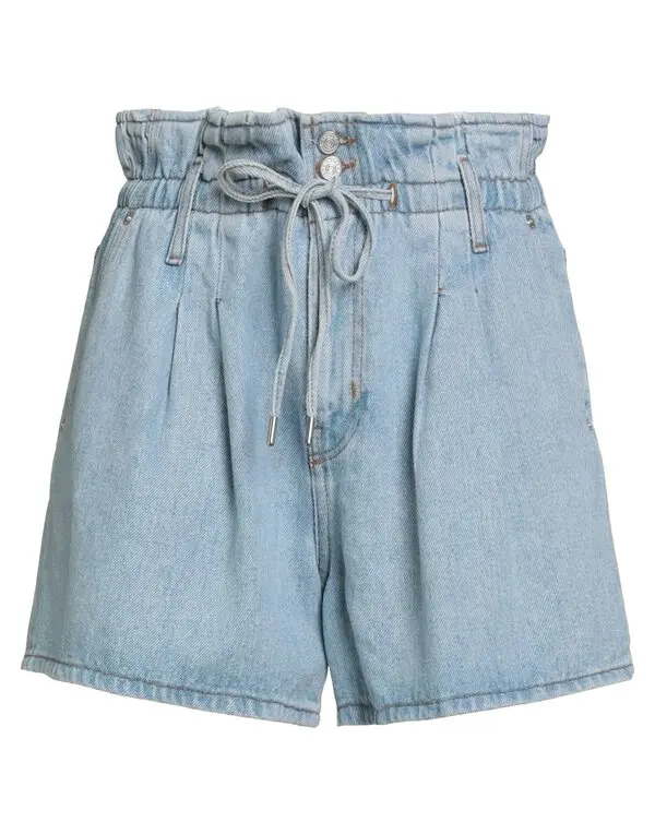 FRAME Drawstring Denim Shorts