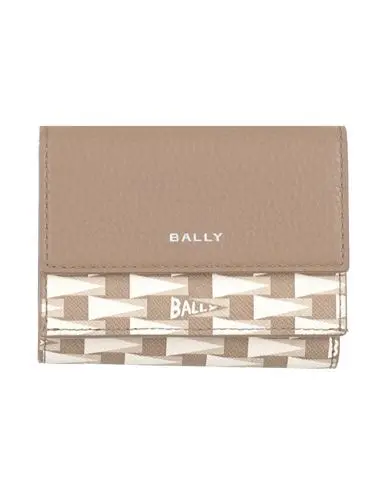 Bally Wallet Taupe Leather - Grey