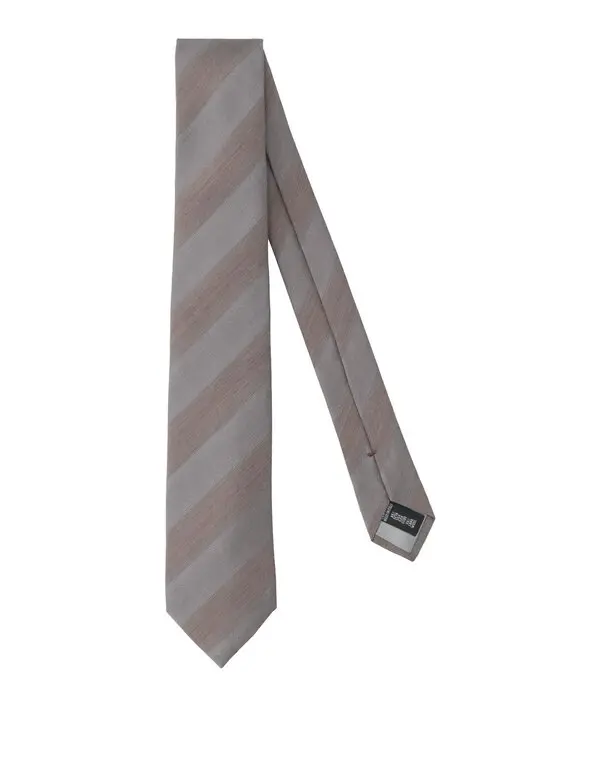 Giorgio Armani Striped Necktie - Beige