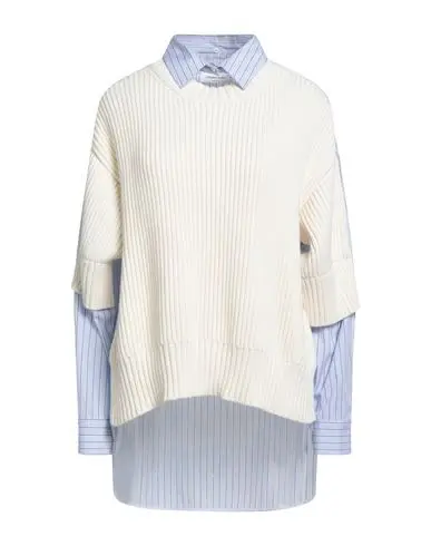 Fabiana Filippi Woven Knitted Sweater - Ivory