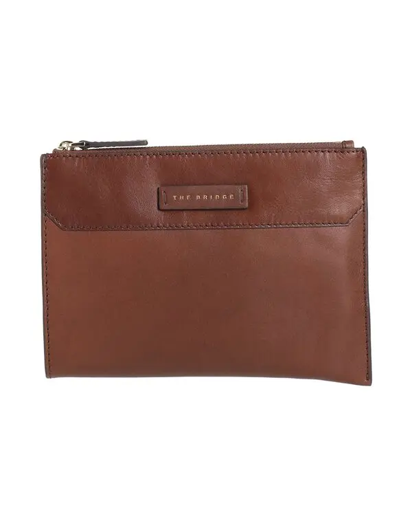 THE BRIDGE Leather Clutch