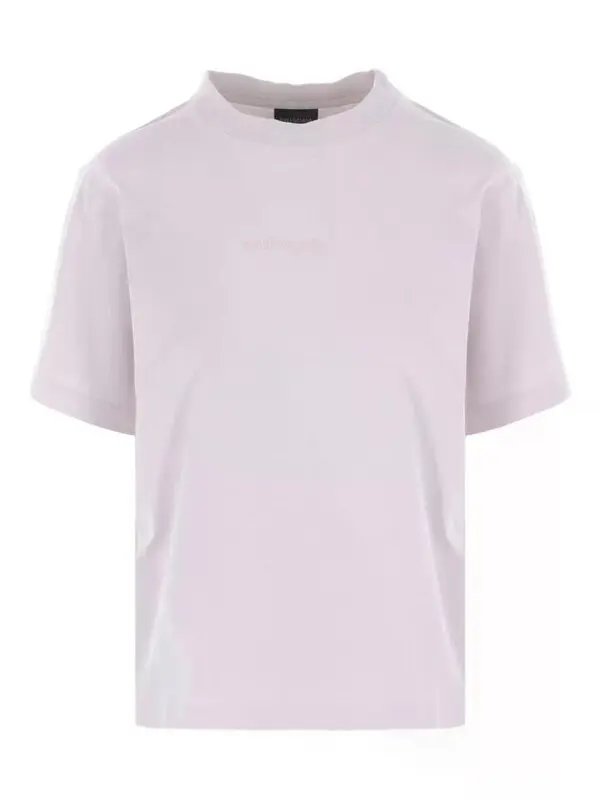 Balenciaga Logo-embroidered Cotton T-shirt - Grey