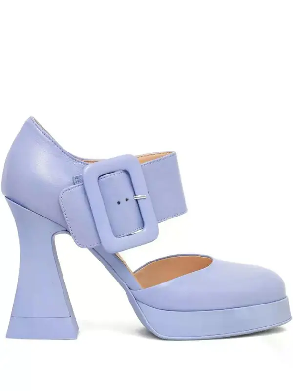 Agl 110mm Buckle-strap Platform Pumps