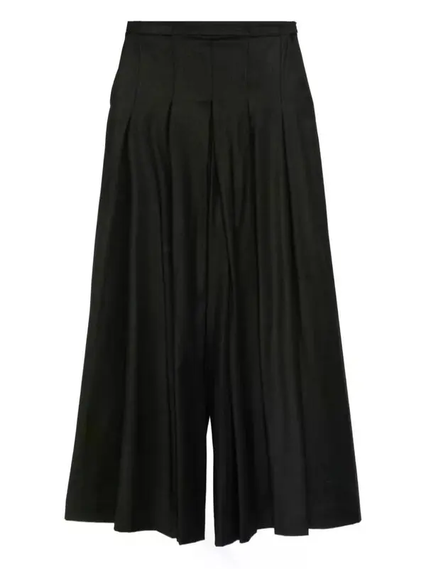 CO.GO Pleated Wide-leg Pants