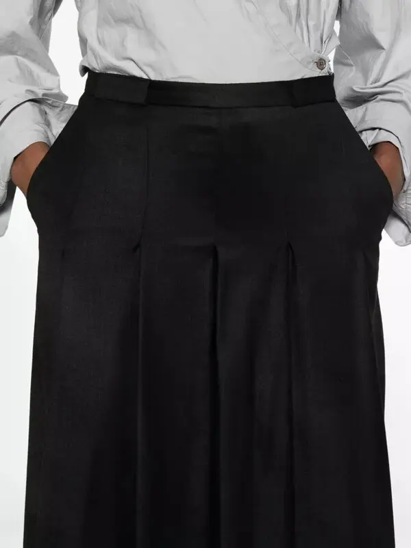 CO.GO Pleated Wide-leg Pants