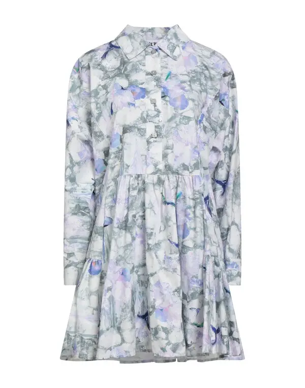 ICE PLAY Mini Cotton Shirt Dress