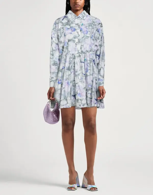 ICE PLAY Mini Cotton Shirt Dress