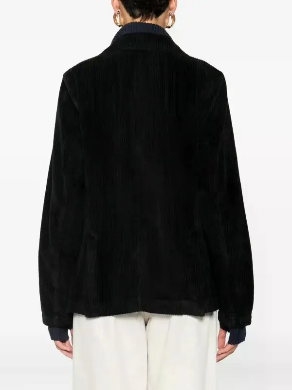 TRUE AVENUE Corduroy Double-breasted Blazer