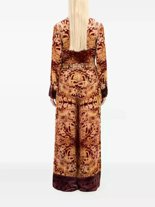 PIERRE-LOUIS MASCIA All-over Print Trousers - Neutrals