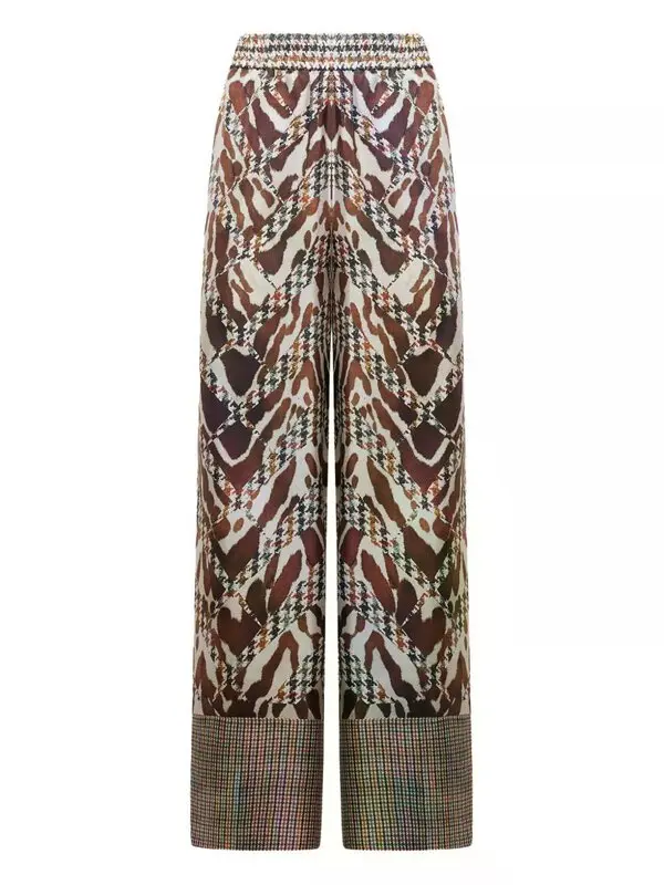 PIERRE-LOUIS MASCIA Houndstooth-pattern Trousers
