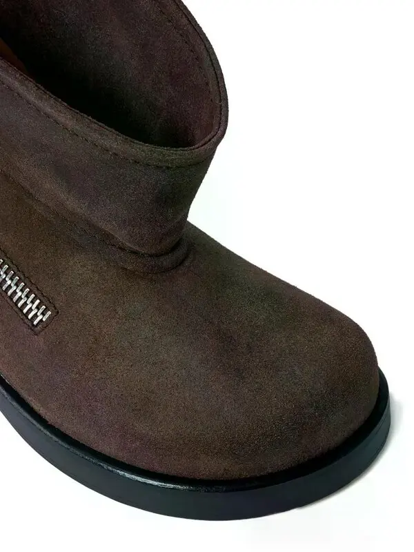 JW Anderson Suede Ankle Boots - Brown