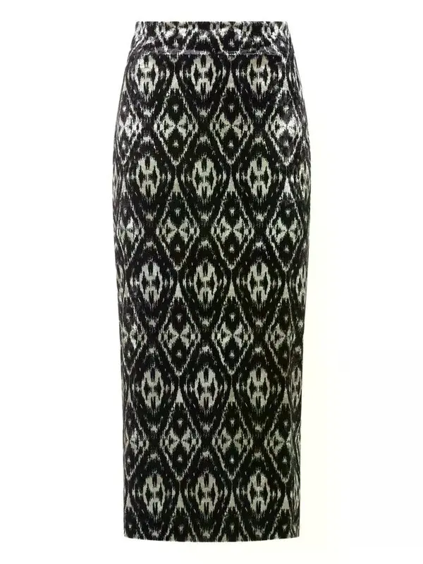 PIERRE-LOUIS MASCIA Geometric-pattern Maxi Skirt