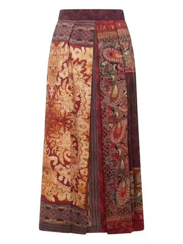 PIERRE-LOUIS MASCIA Geometric-pattern Maxi Skirt