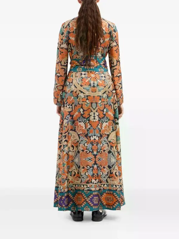 PIERRE-LOUIS MASCIA Geometric-pattern Maxi Dress