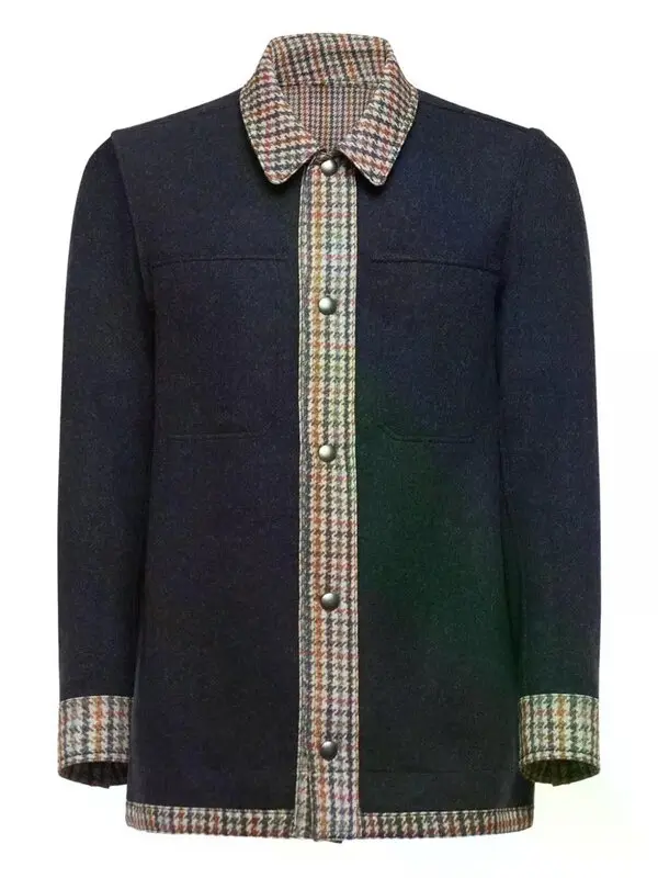 PIERRE-LOUIS MASCIA Houndstooth Trimmed Jacket