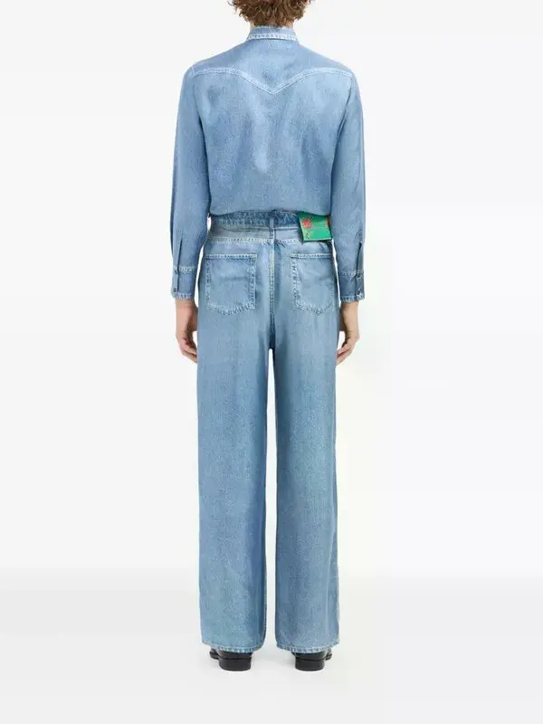 PIERRE-LOUIS MASCIA Buttoned Pocket Silk Shirt