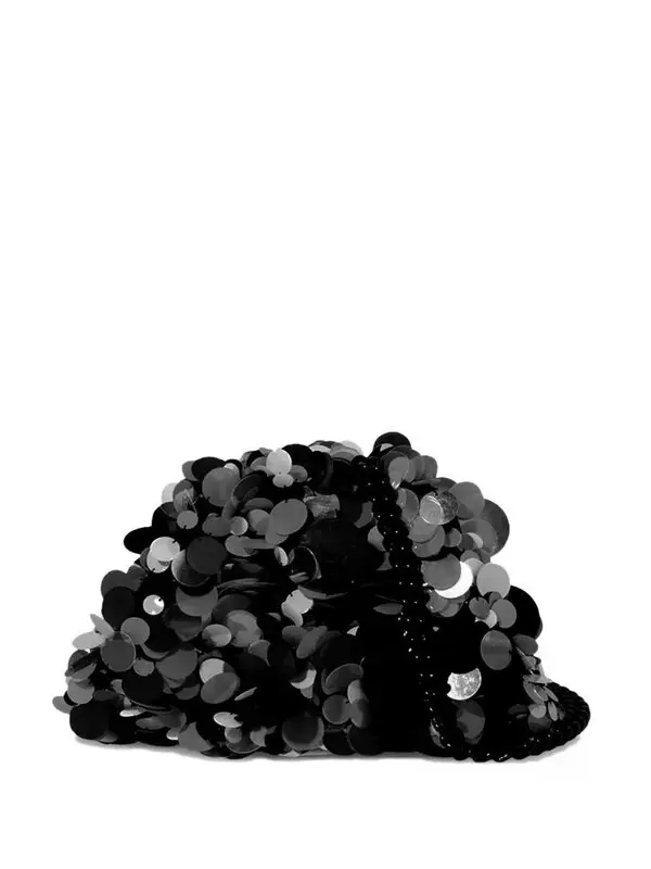 Maria La Rosa Sequin-embellished Clutch