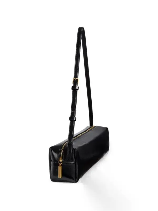 Khaite Leather Shoulder Bag - Black
