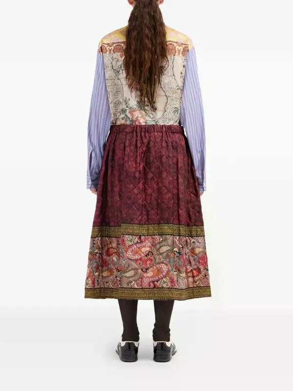 PIERRE-LOUIS MASCIA Paisley-print Skirt