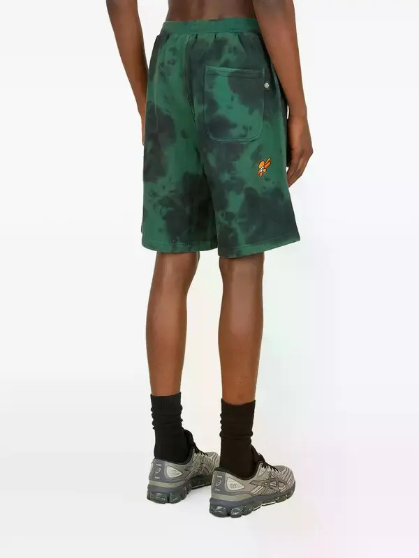 PERKS AND MINI Tie-dye Embroidered Shorts
