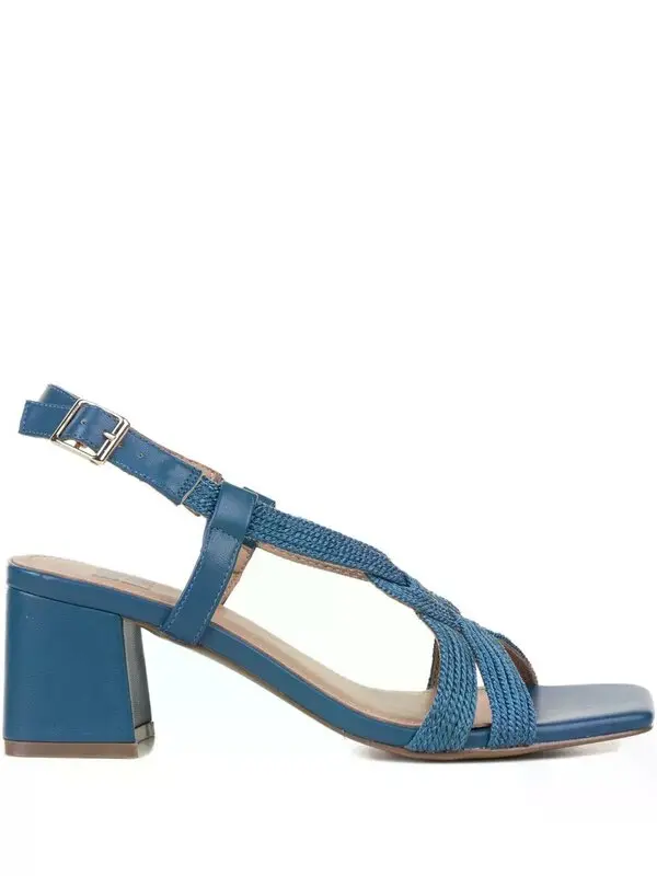 BIBI LOU 60mm Braided-leather Block-heel Sandals