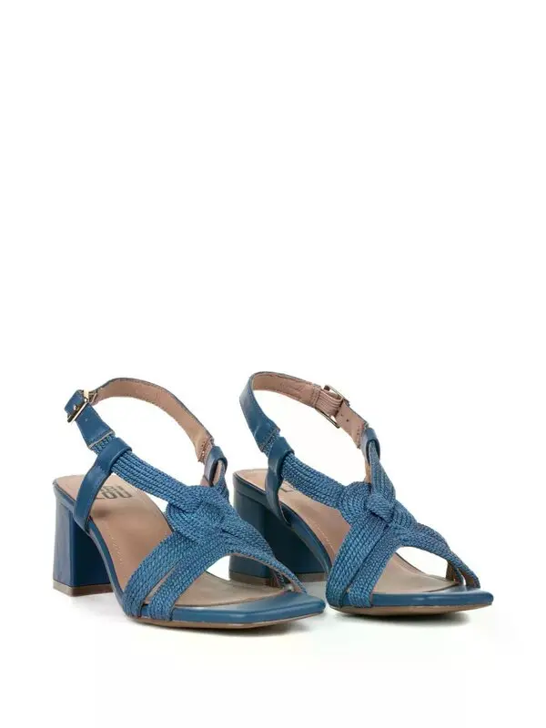 BIBI LOU 60mm Braided-leather Block-heel Sandals