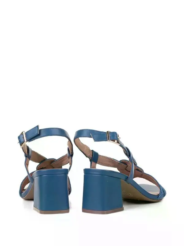 BIBI LOU 60mm Braided-leather Block-heel Sandals