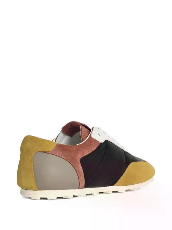 Marni Leather And Suede Soccer Sneakers - Black