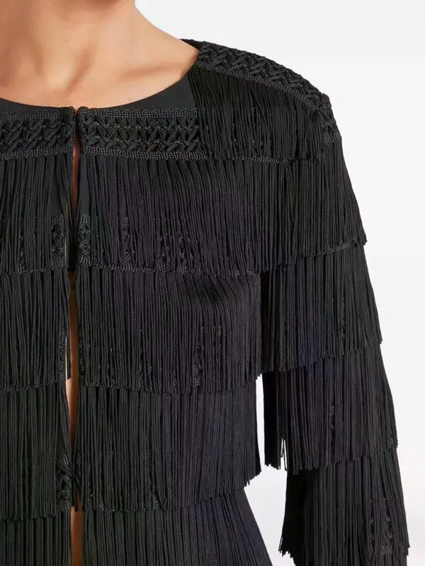 TEMPERLEY LONDON Fringed Layered Jacket