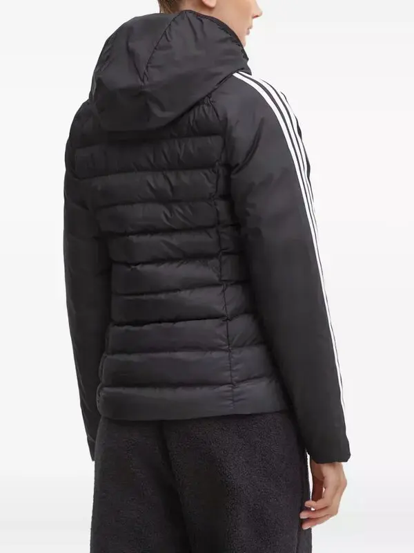 Adidas Three-stripe Hooded Puffer Jacket